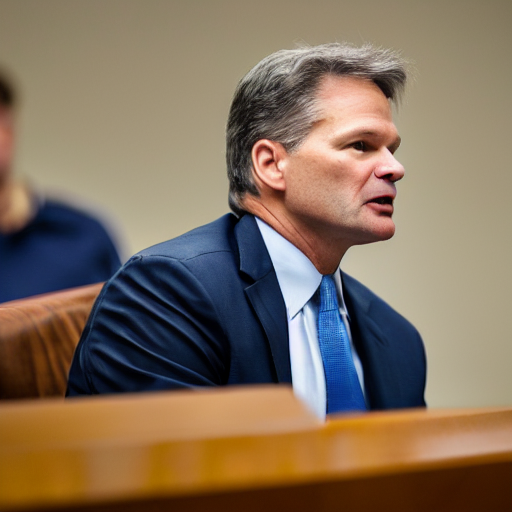 prompthunt: fbi director Christopher wray getting scolded by a judge ...