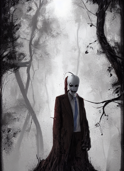 Creepy Forest Wallpaper Slenderman