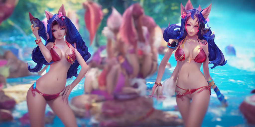 Pool Party Ahri