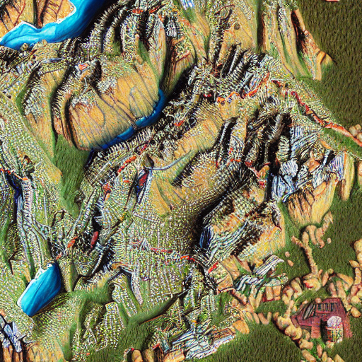 Mountain Texture Map
