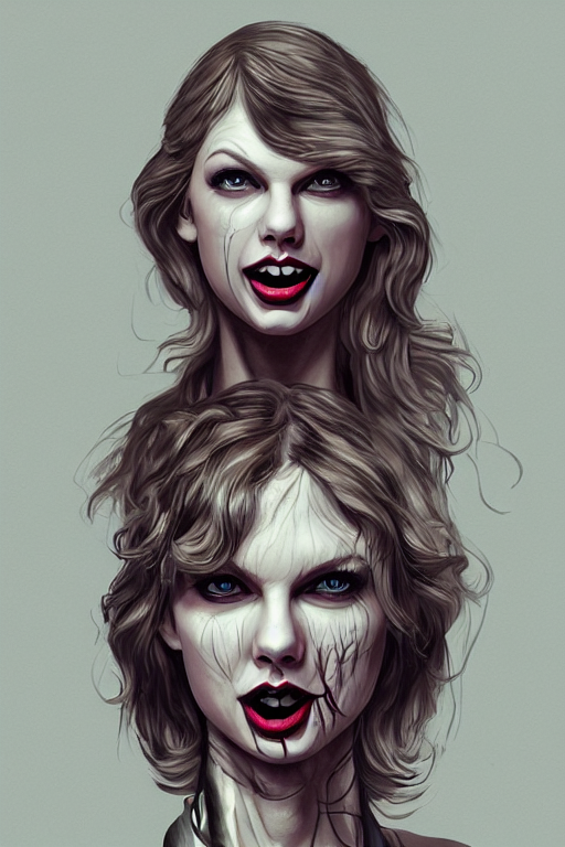 Taylor Swift As A Zombie