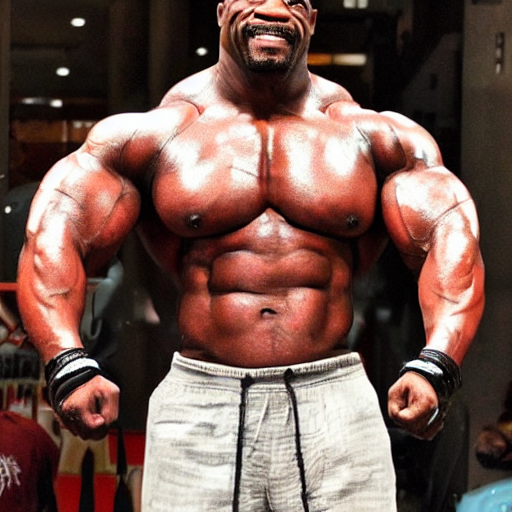 Terry Crews Muscles Blended