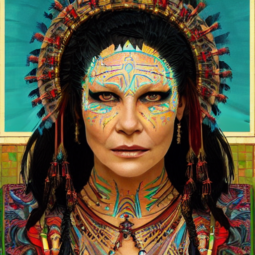 Taino Face Paint