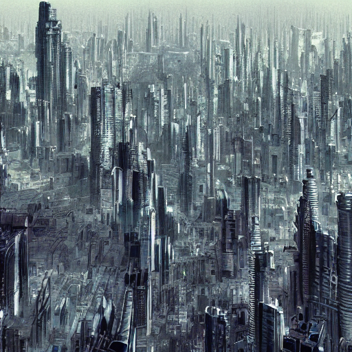 prompthunt: massive blade runner esque megacity, stretching as far as ...