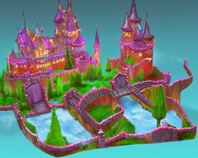 Castle Made Of Candy