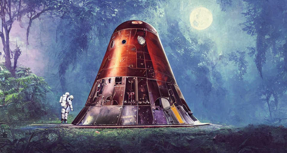 Apollo Spacecraft Art