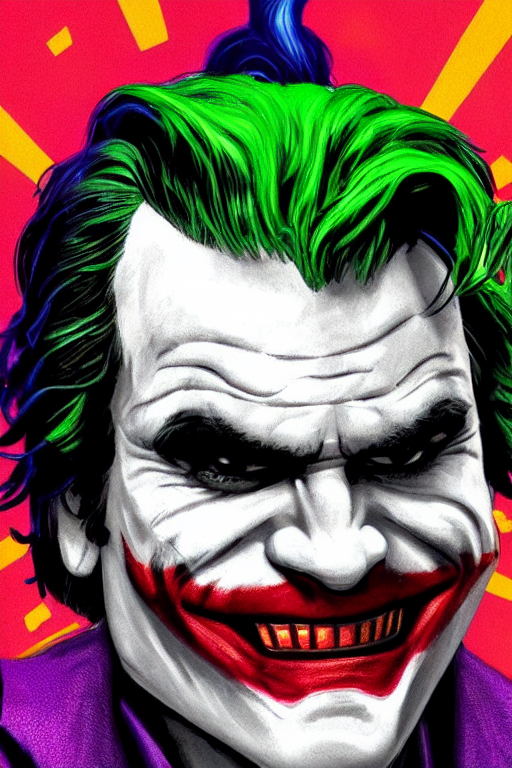 The Joker Comic Book Art