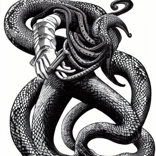 Half Human Half Snake Anime