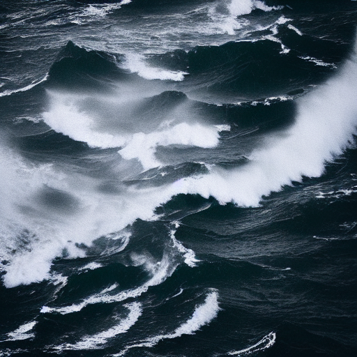 Dark Ocean Waves Wallpaper