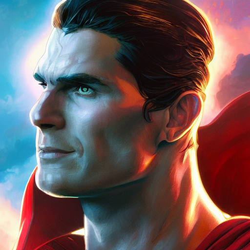 prompthunt: [Riff Raff as Superman, closeup, D&D, intricate, elegant ...