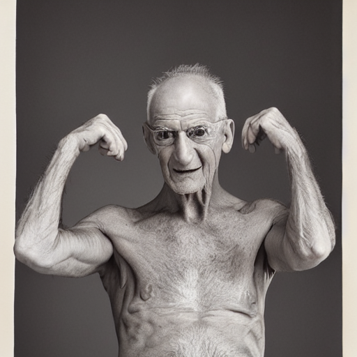 Funny Old Man Body