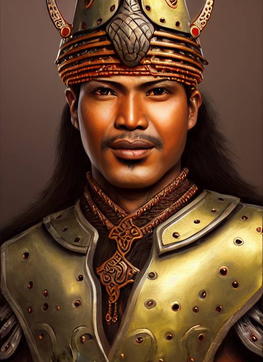 prompthunt: smart tai warlord, ayothaya, closeup portrait, without ...