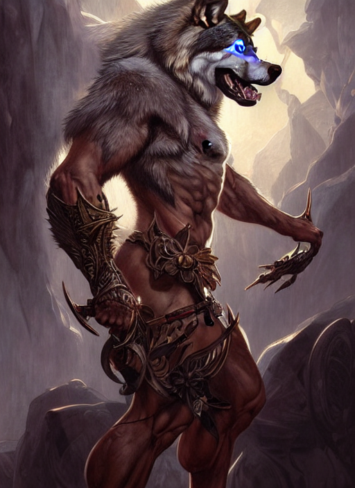 Humanoid Wolf