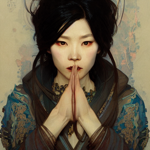 prompthunt: A portrait of Eileen Feng Gu by greg rutkowski and alphonse ... prompthunt: A portrait of Eileen Feng Gu by greg rutkowski and alphonse ...