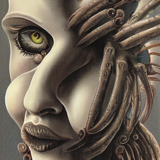 prompthunt: beautiful alluring inhuman horror abomination with multiple ...