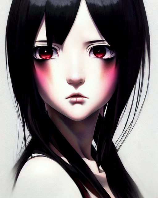 Anime Goth Girl Doll