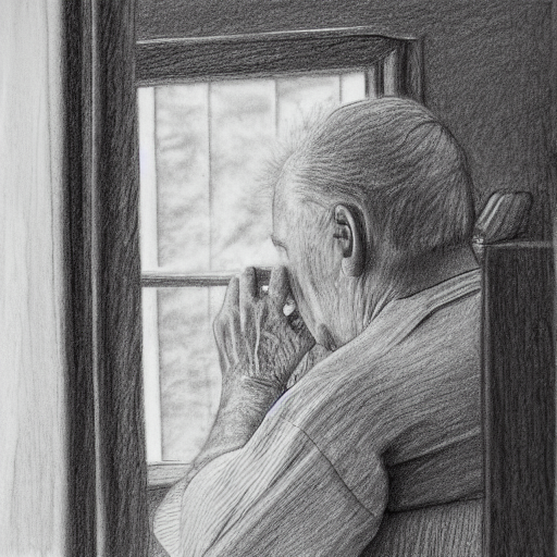 Looking Through A Window Drawing
