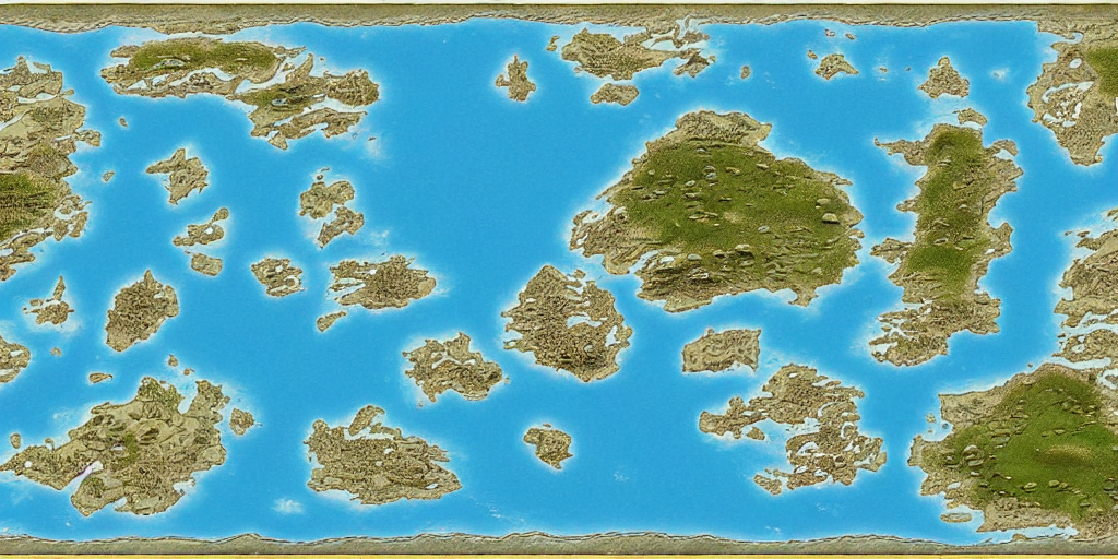 Fantasy Archipelago Map