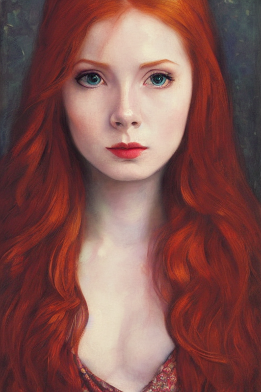 Titian Hair Paintings