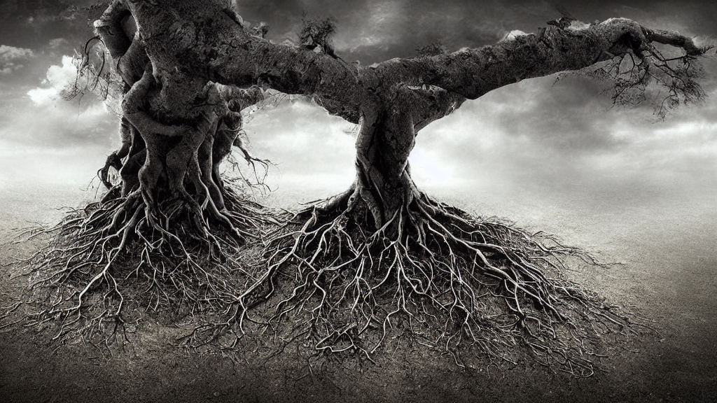 Tree Roots Underground Art