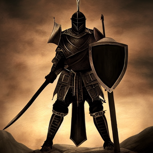 Knight Shield Silhouette