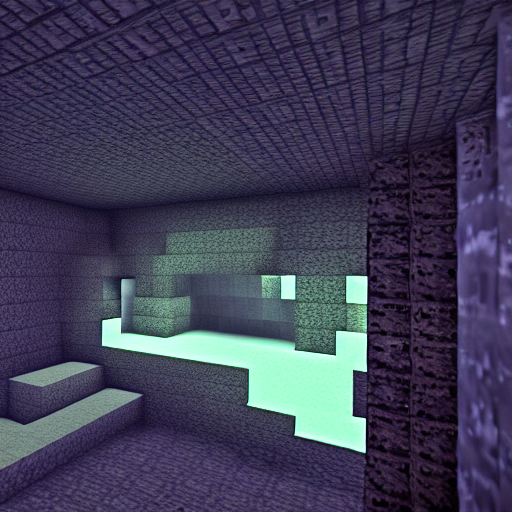 prompthunt: atmospheric render of a cave, minecraft, rendered with ...