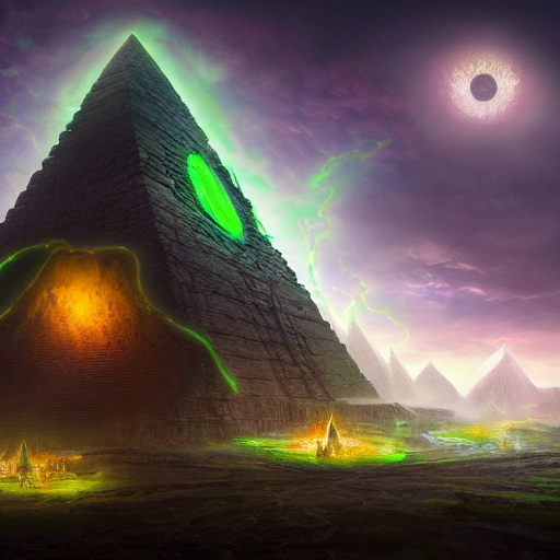 Fantasy Pyramid Art