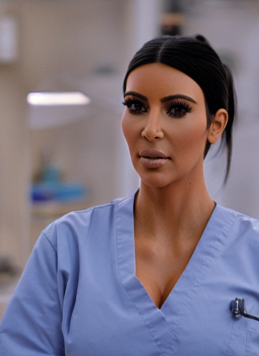 Kim Kardashian Nursing