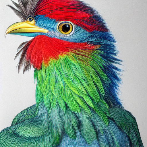 Quetzal Pencil Drawing
