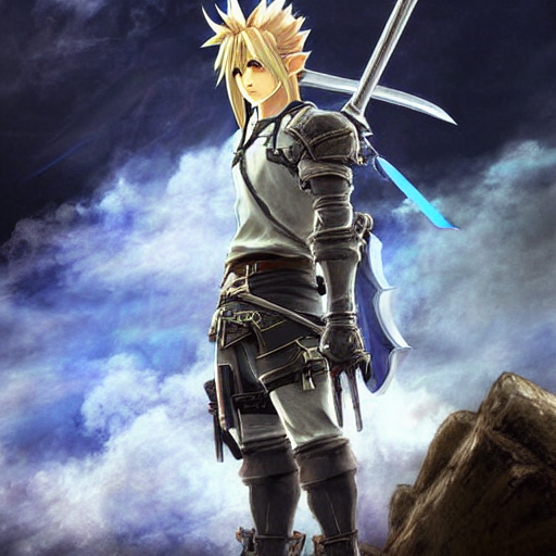 Cloud Strife Dissidia Wallpaper