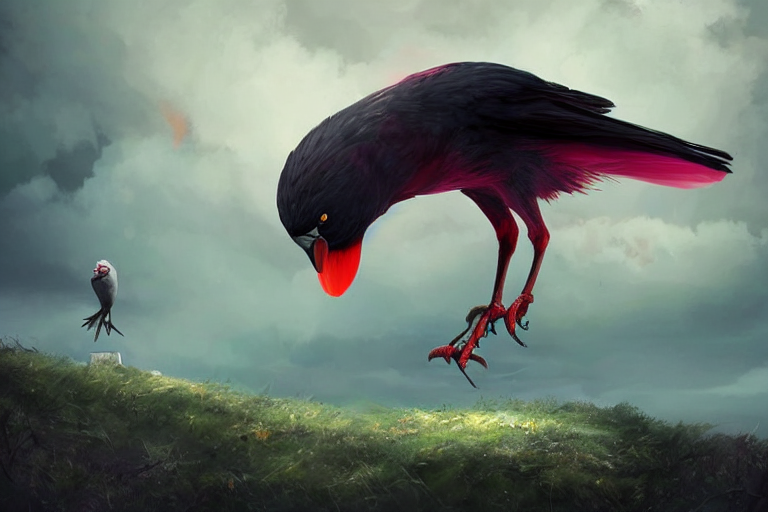 Red Crow Wallpaper