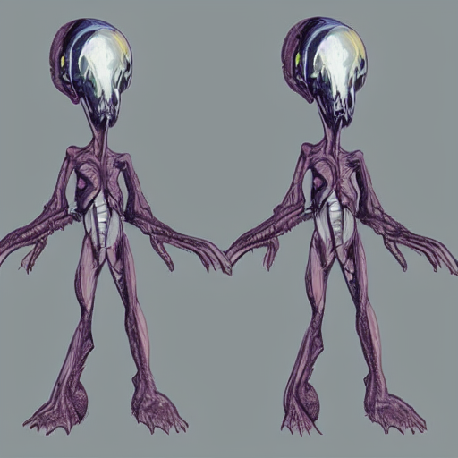 Alien Humanoid Concept Art