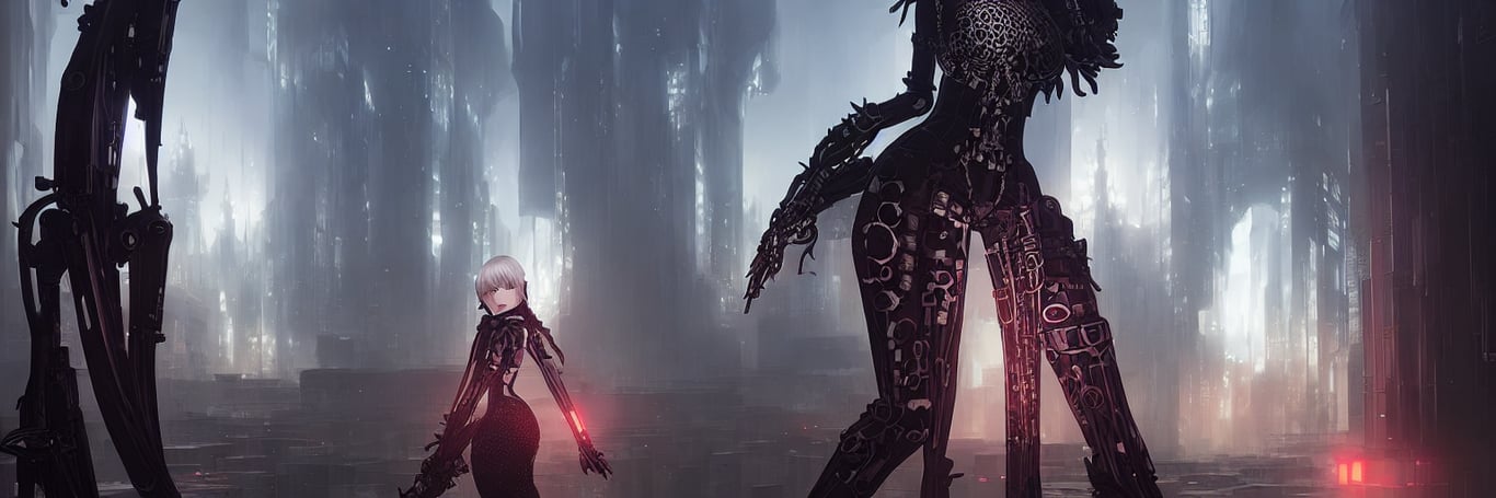 prompthunt: realistic render octa from drakengard 3 by ross draws ...