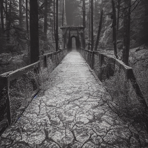Dark Creepy Old Bridges