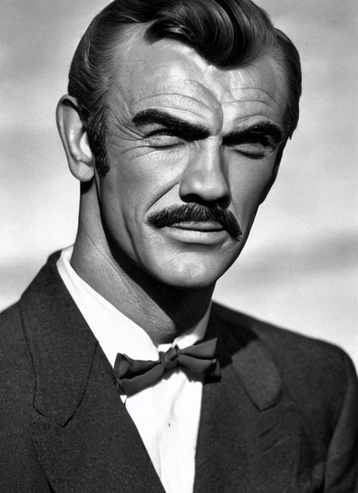 Young Sean Connery Mustache