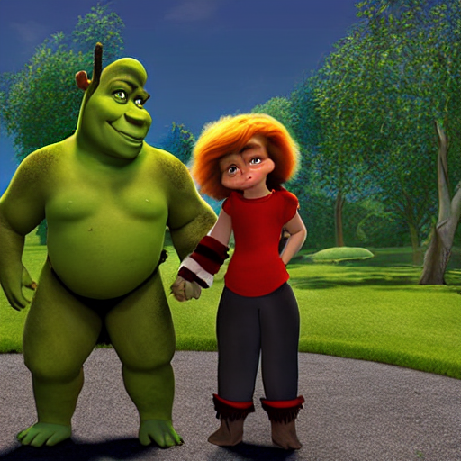 Shrek And Shadow