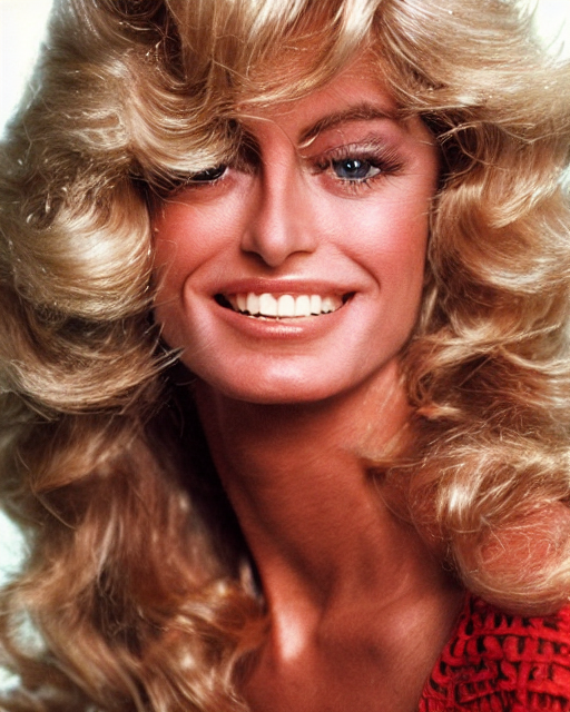 Farrah Fawcett 80s Hair