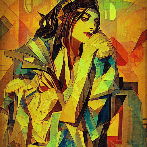 Modern Cubism Wallpaper
