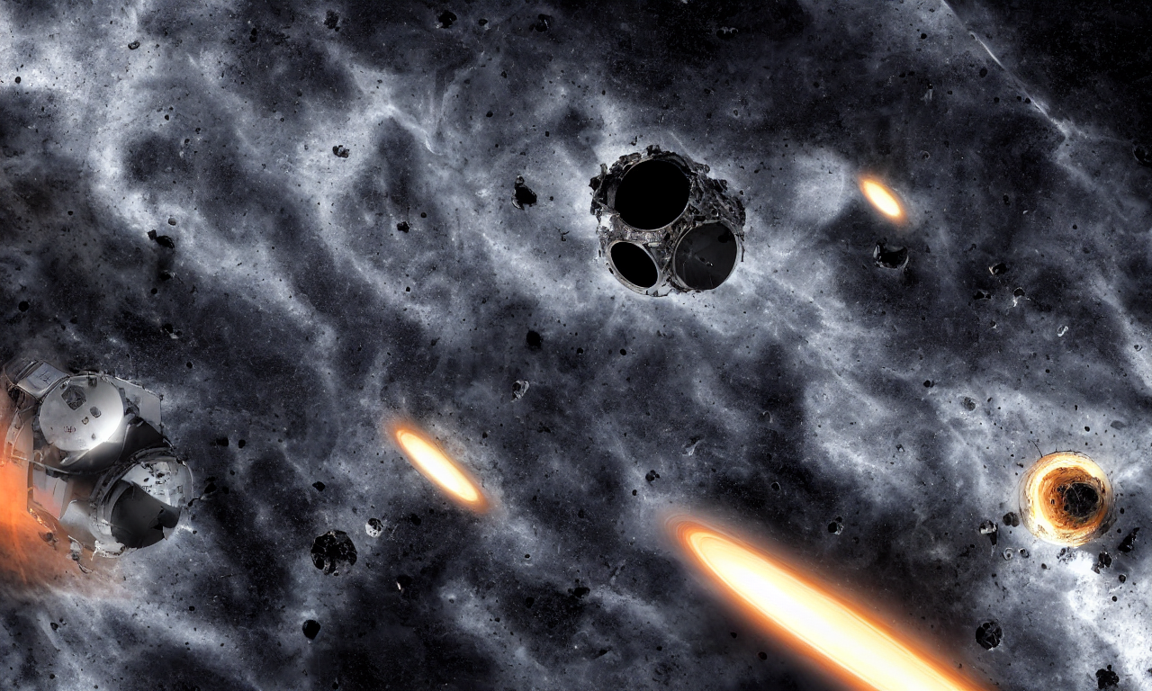 Space Debris Asteroid