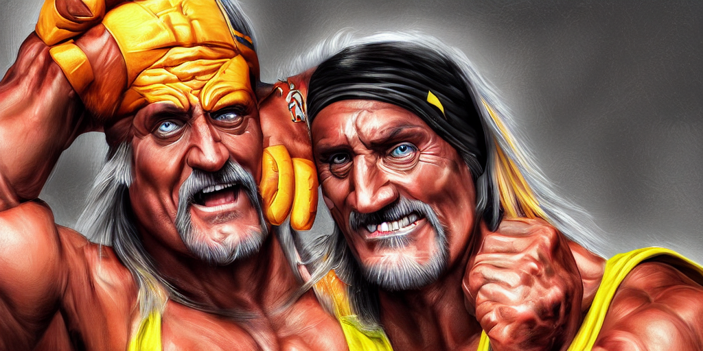 Hulk Hogan Painting