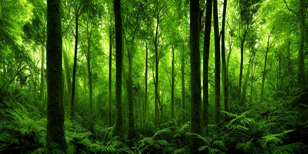Lush Forest Wallpaper