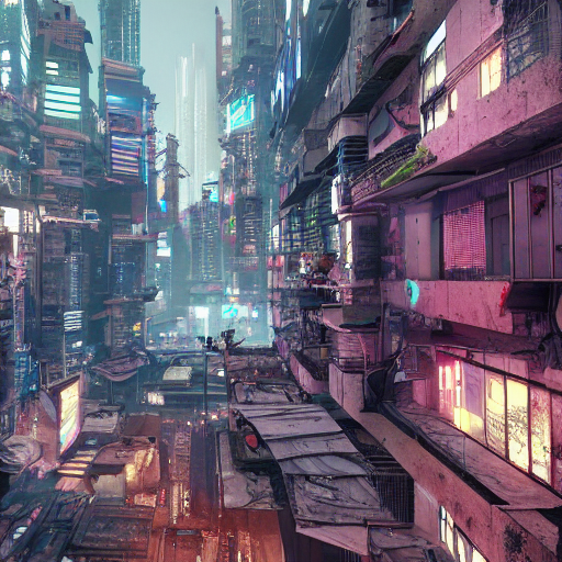 Cyberpunk Slum