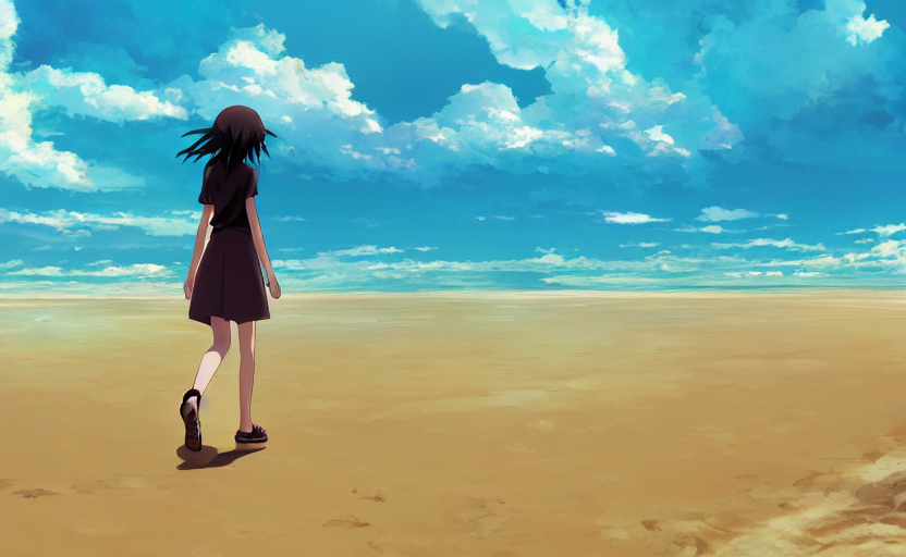 Anime Scenery Beach