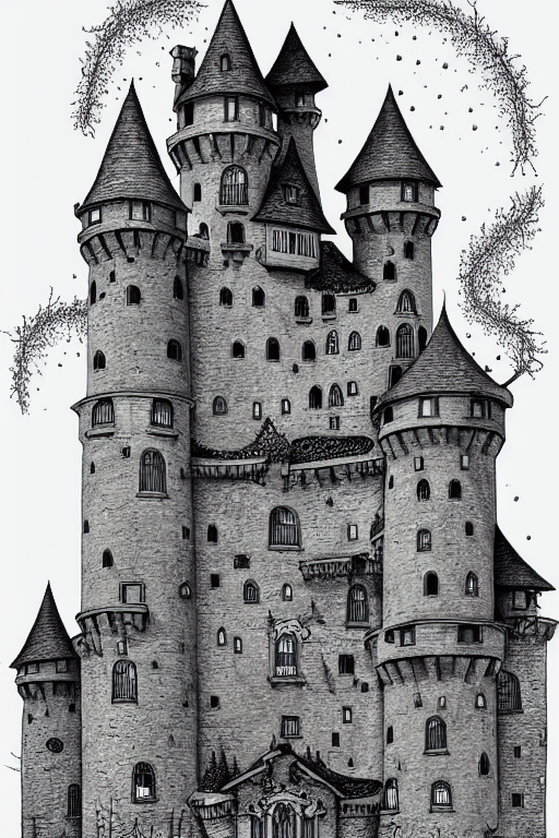 How To Draw A Realistic Castle