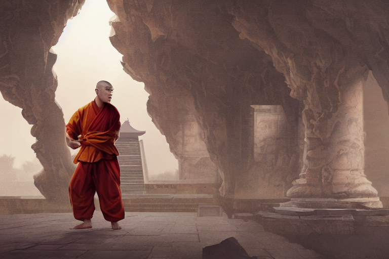 Shaolin Monk Artwork