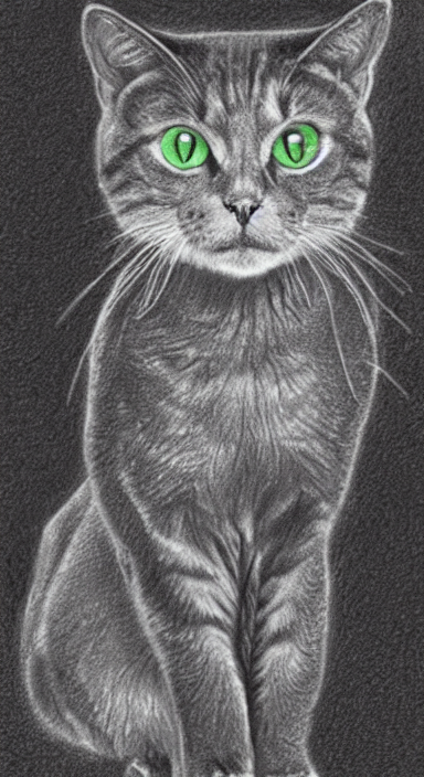 How To Draw A Realistic Cat Body