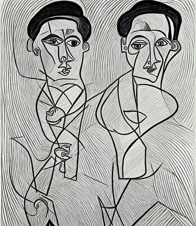 Pablo Picasso Contour Drawings