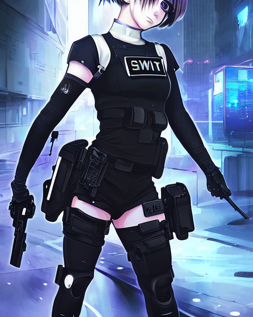 Anime Swat Girls