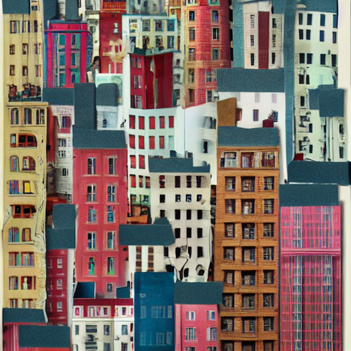 prompthunt: collage style Joseba Elorza, Journalic paper texture ...