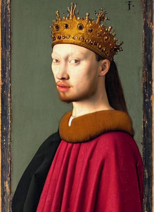 Medieval King Painting